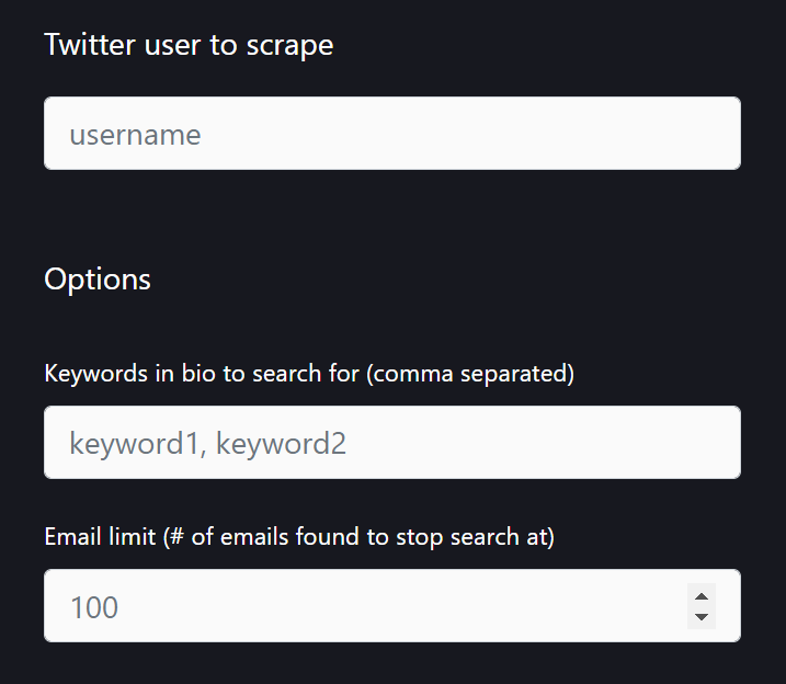 Scrape Emails From Twitter | TweetScraper